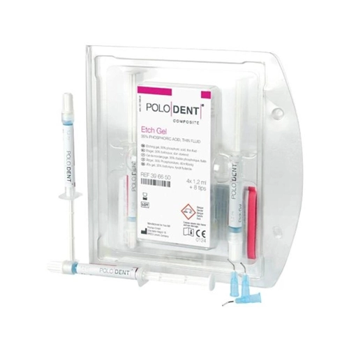 Polodent Ets Gel Kit 35% Fosforzuur Dun Vloeiend (4x1,2ml/8 Tips ...