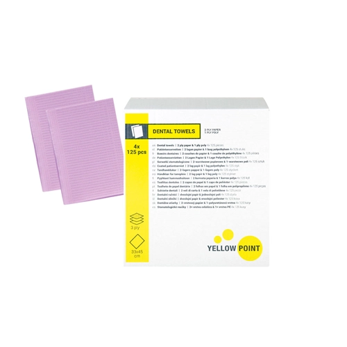 Yellow Point Patienten Servetten 33x44cm Lavendel (4x125st ...